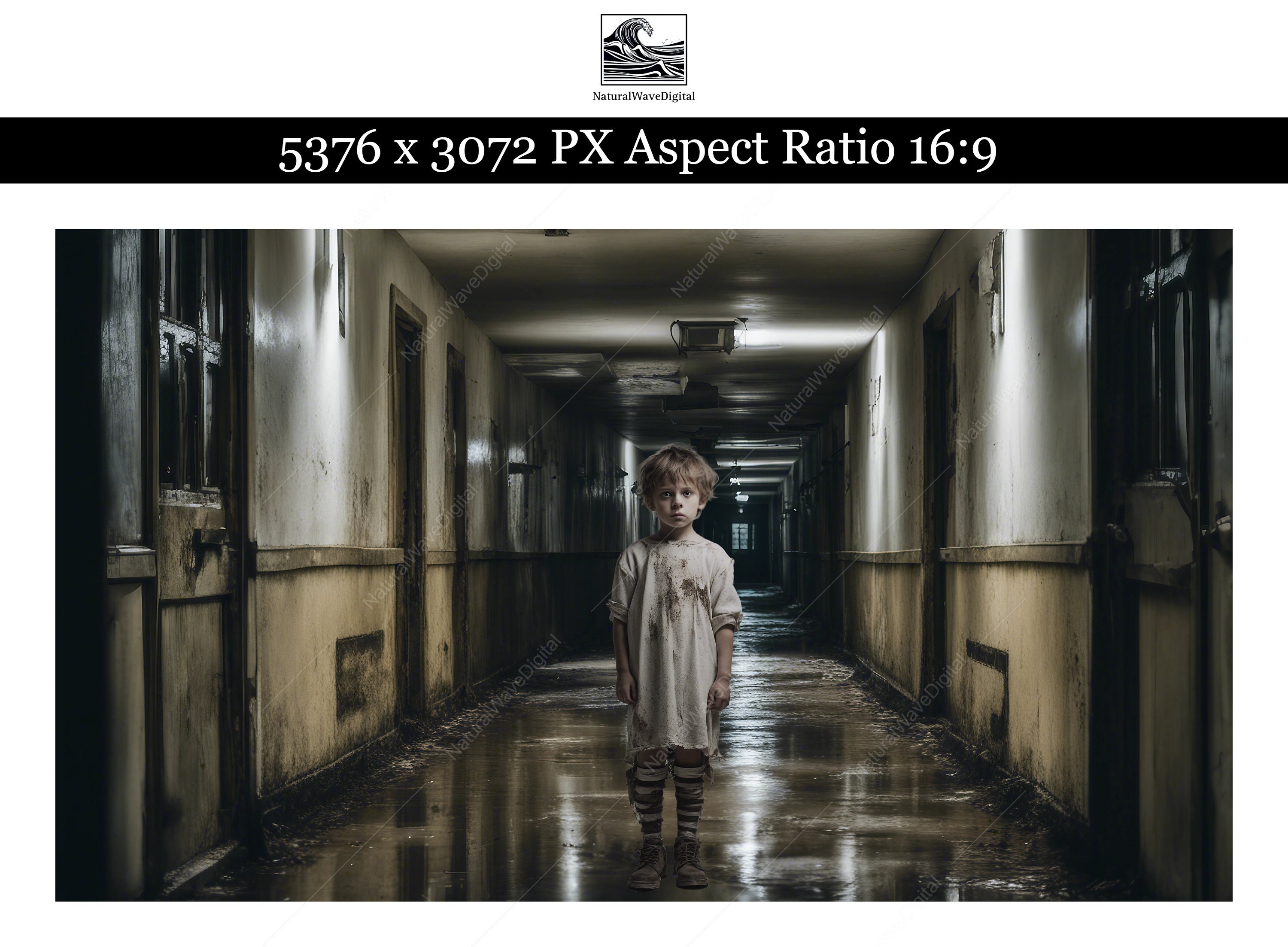 36 Haunted Creepy Places Digital Backdrops, Scary Background, Creepy ...