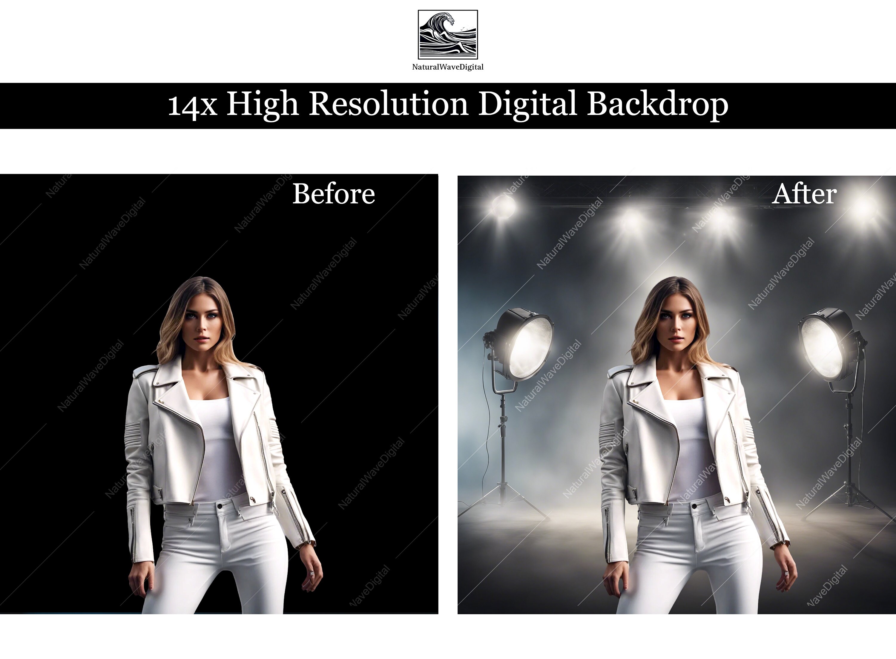 14 Fog Spotlight Scene Backdrop, Spotlight Overlays, Studio Photography ...