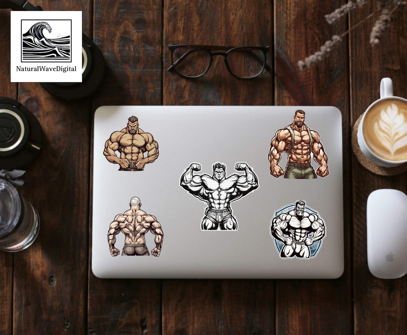 36 Bodybuilder Man Clipart ,fitness Digital Clipart, Bodybuilder ...