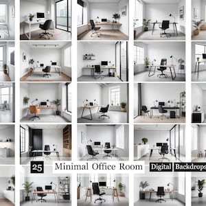 50x Minimal Office Room Backdrops,blurred Business Headshot Overlays ...