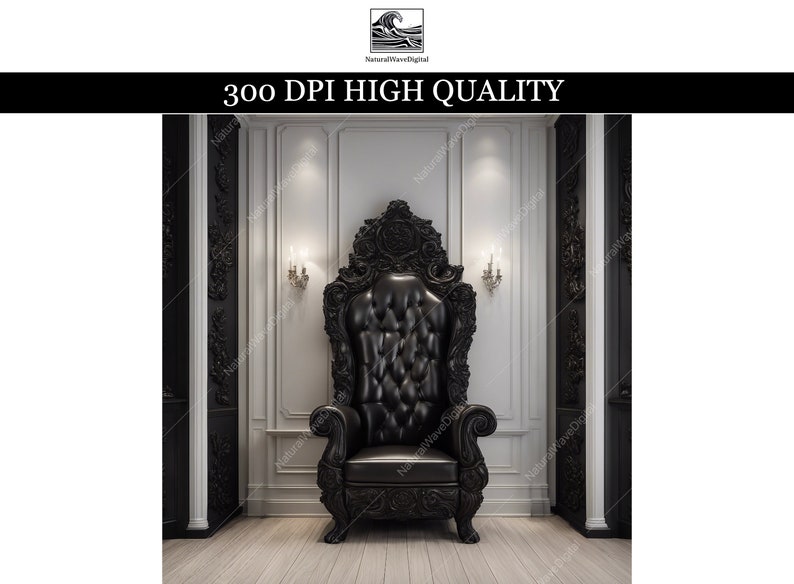 35 Luxury Elegant Throne Backdrops, Black Luxury Digital Backdrops ...