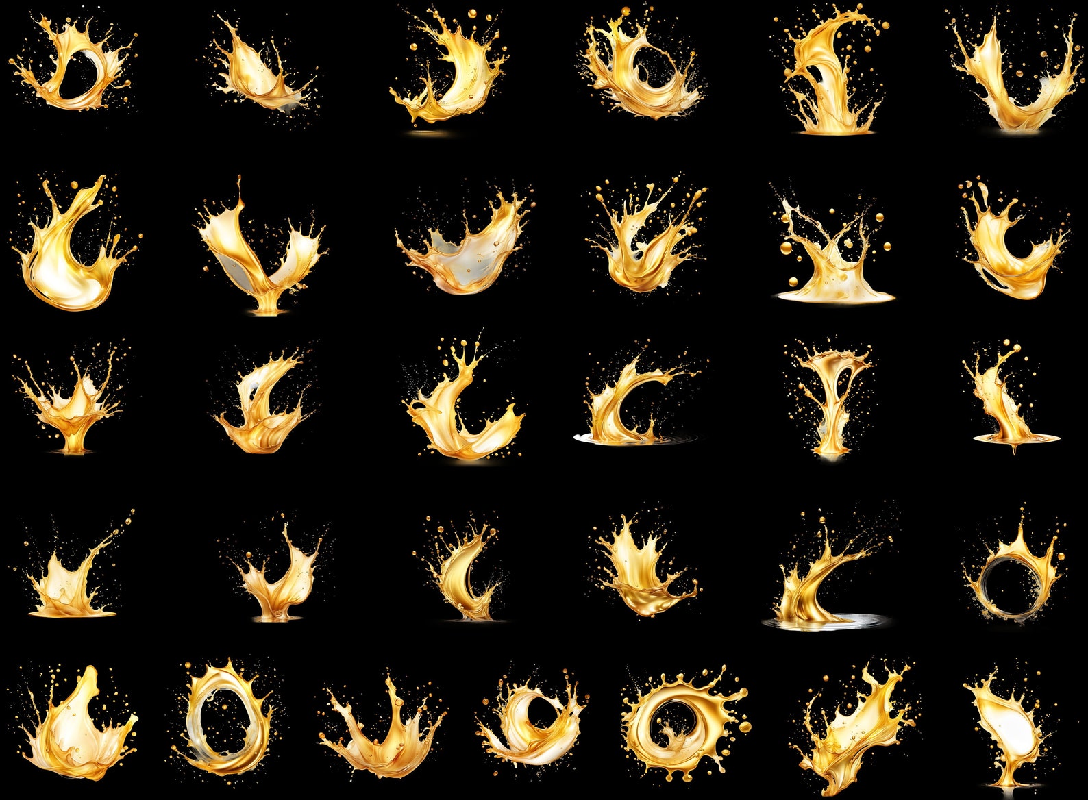 31 PNG Gold Water Splash Clipart, Water Splash Overlays, Drop Splashes ...