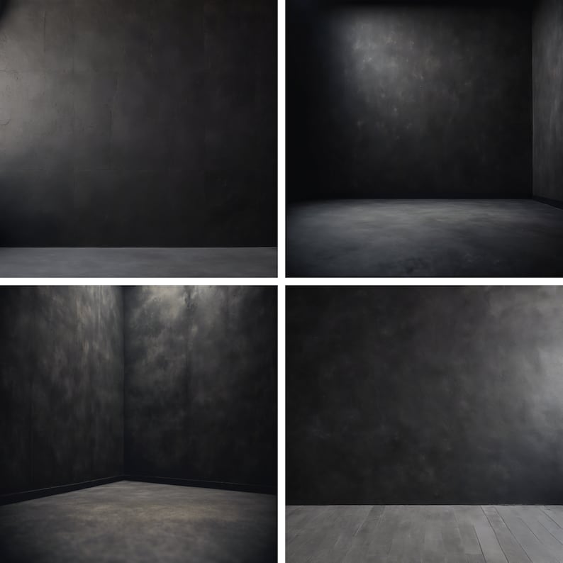 32 Dark Studio Backdrops, Photograph Digital Backdrops, Dark Room ...