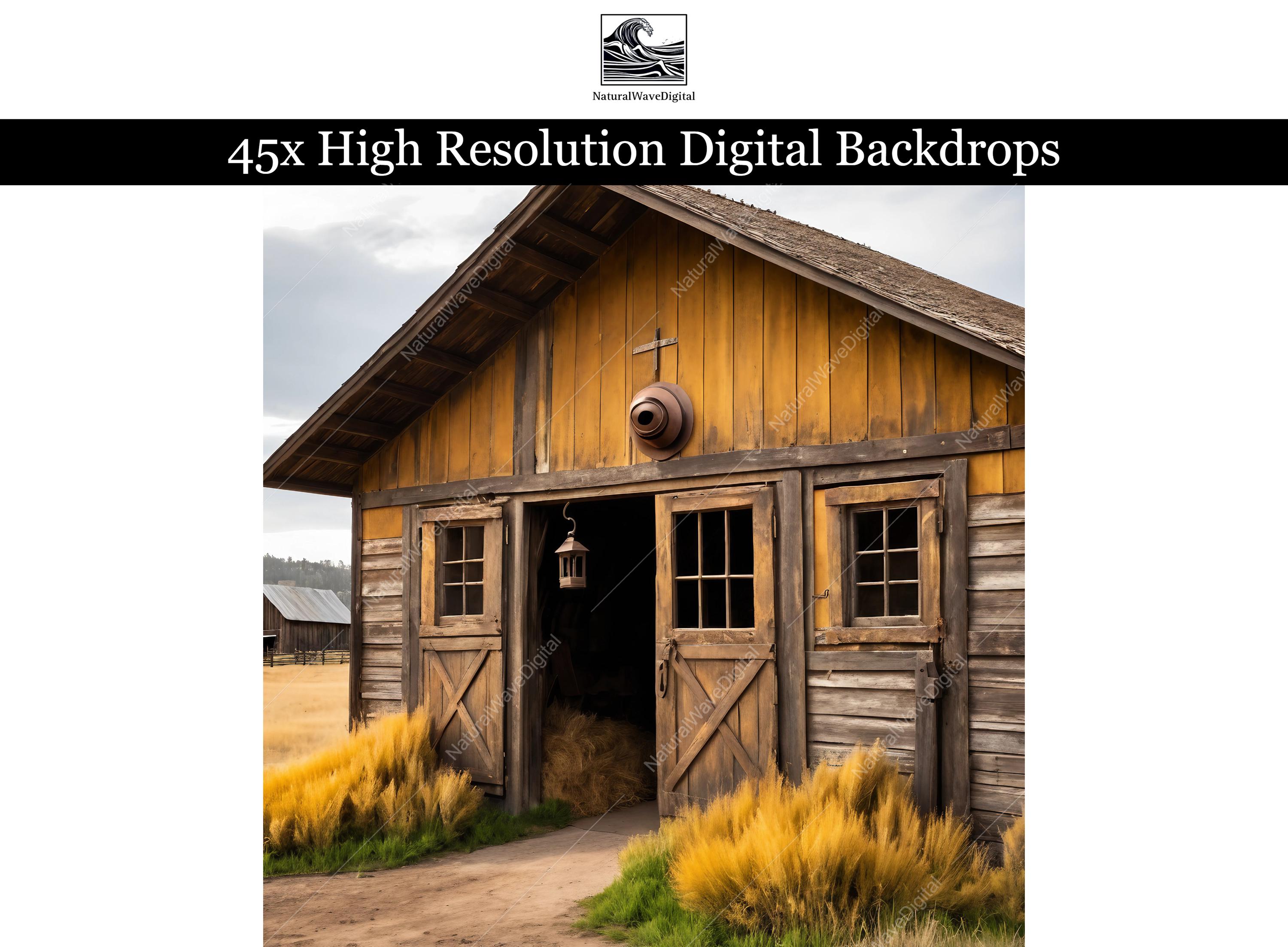 45 Western Barn House Backdrops,western Backdrop,cowboy Backdrop ...