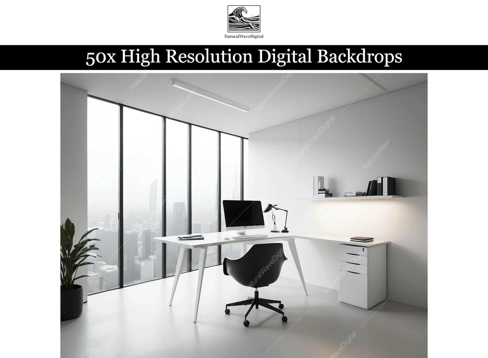 50x Minimal Office Room Backdrops,blurred Business Headshot Overlays ...