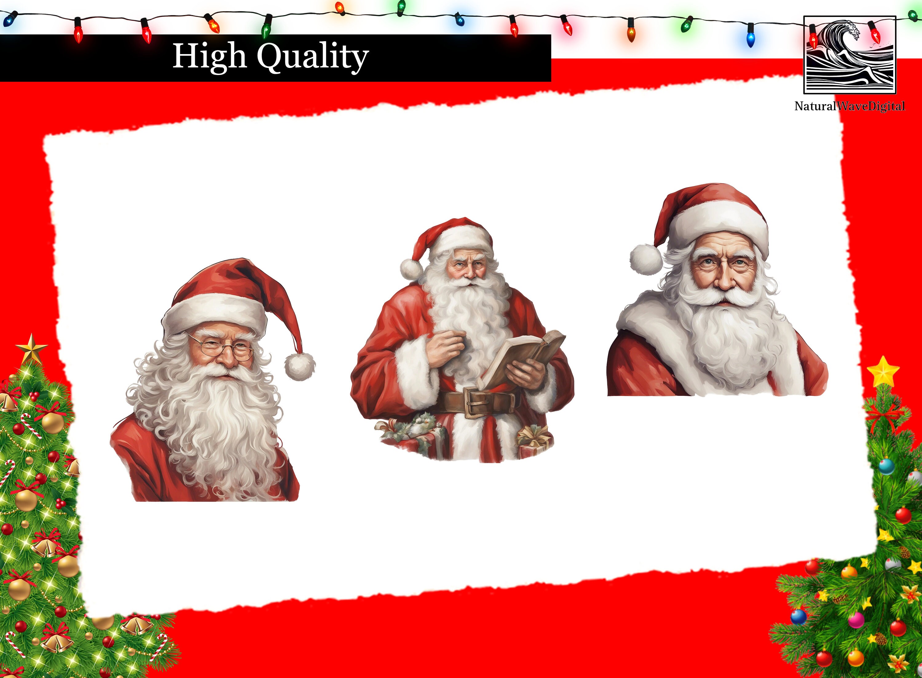 53 Father Christmas Clipart, PNG Santa Clipart, Santa Claus Clipart ...