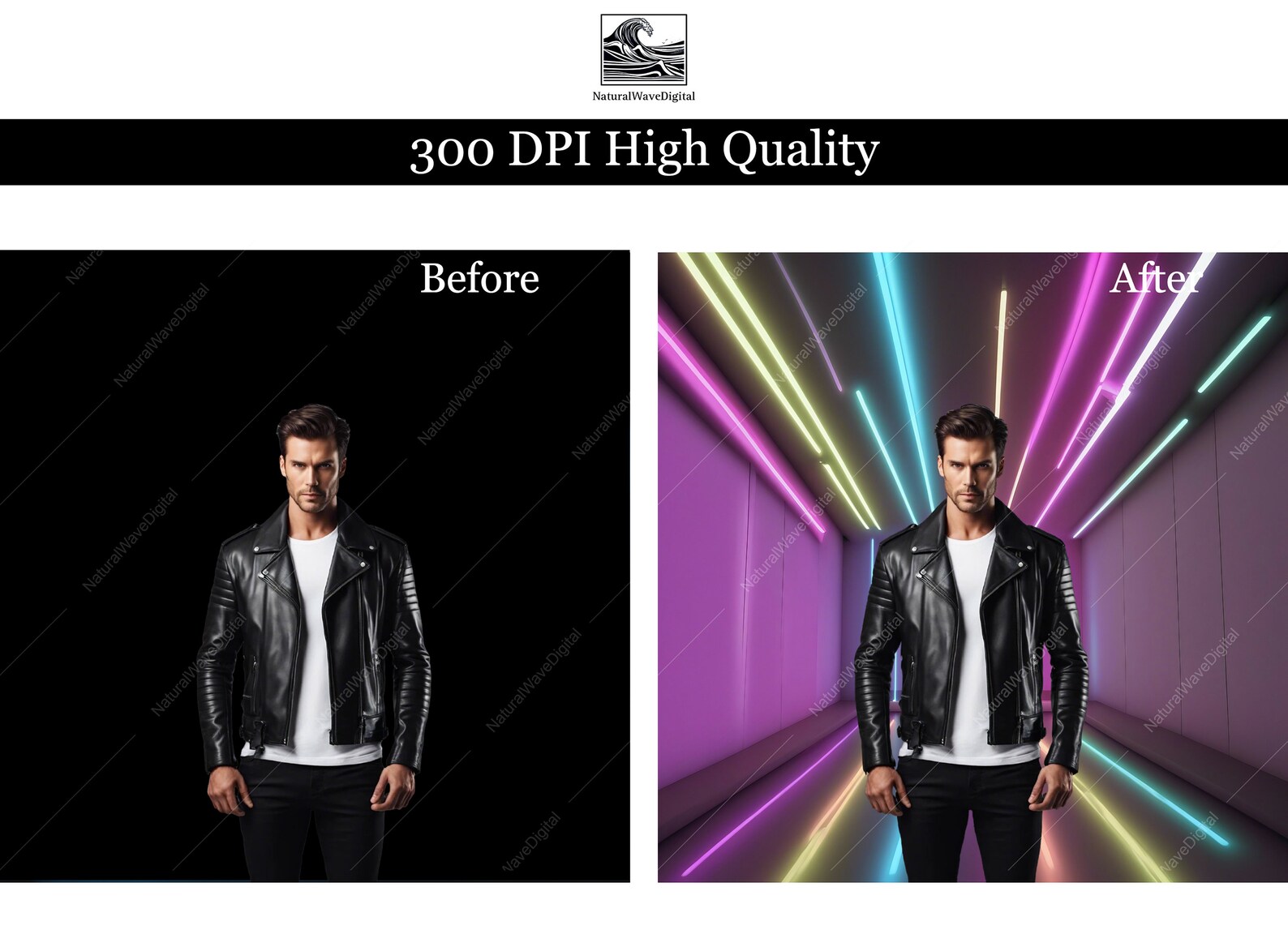 40x Neon Light Photo Studio Backdrops, Neon Light Digital Backgrounds ...