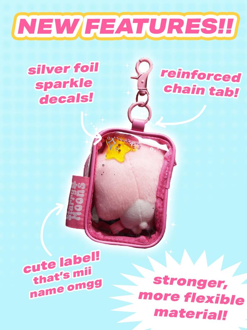 Sparkle Oshi Pouches (fits 10cm Nui) for Ita Bags UPDATED Version 2 - Etsy
