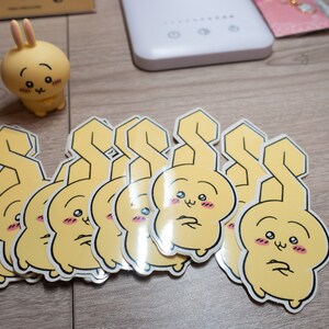 Cool S Usagi Transparent Sticker - Etsy