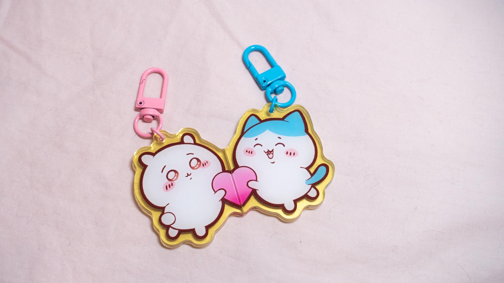 Chiikawa Heart Hachiware Magnetic Keychain - Etsy