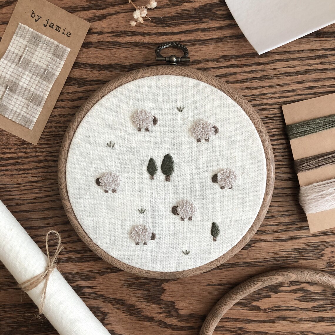 Hoop Art Wall Decor DIY Printable PDF Pattern Hand - Etsy