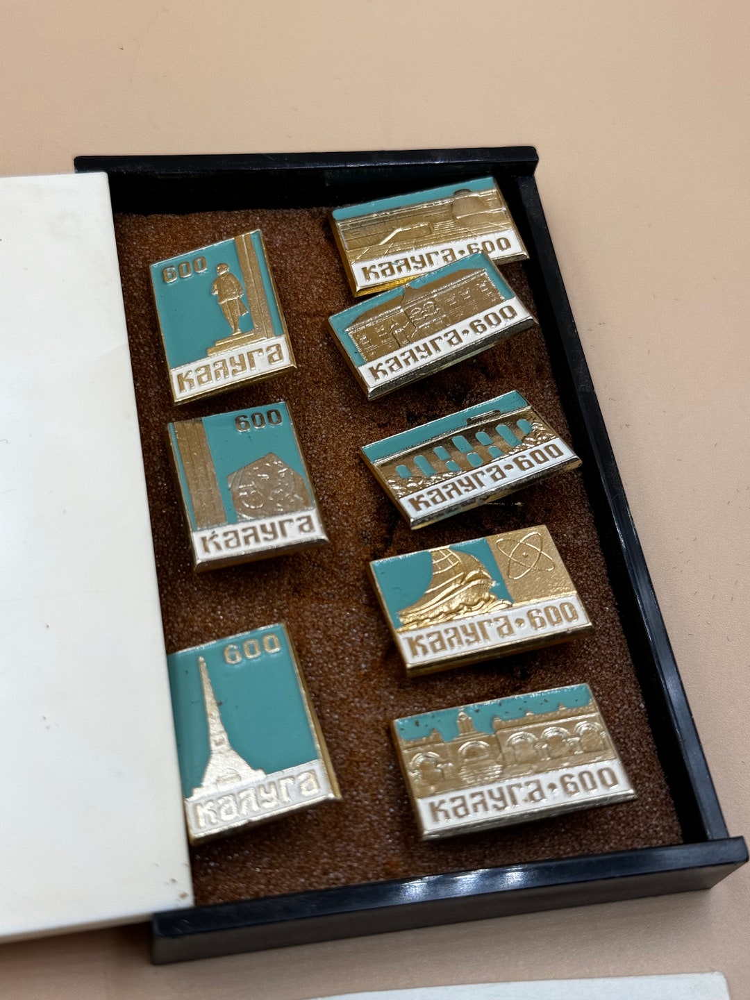 Vintage, Souvenir Set of Badges kaluga-600. USSR. - Etsy