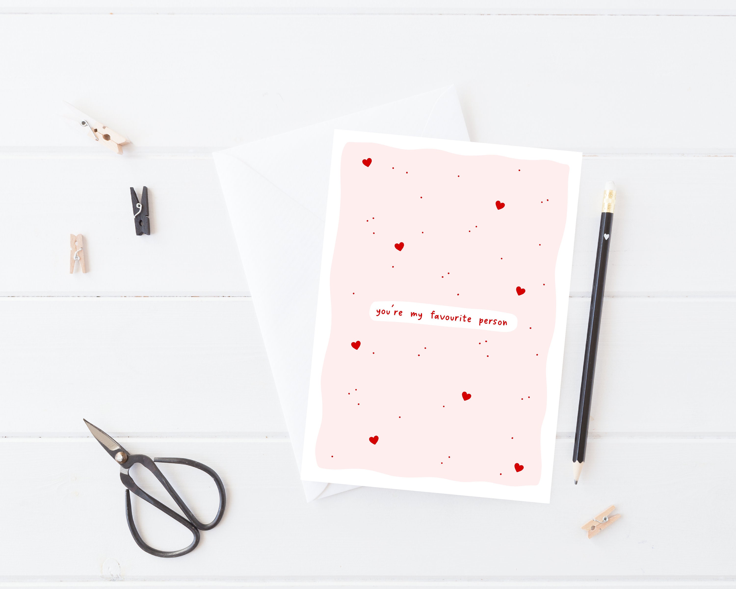 You’re My Favourite Person Card - Cute Anniversary Card, Cute ...