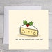 Cheesy Christmas Card Kawaii Christmas Card, Cute Christmas Card, Funny ...