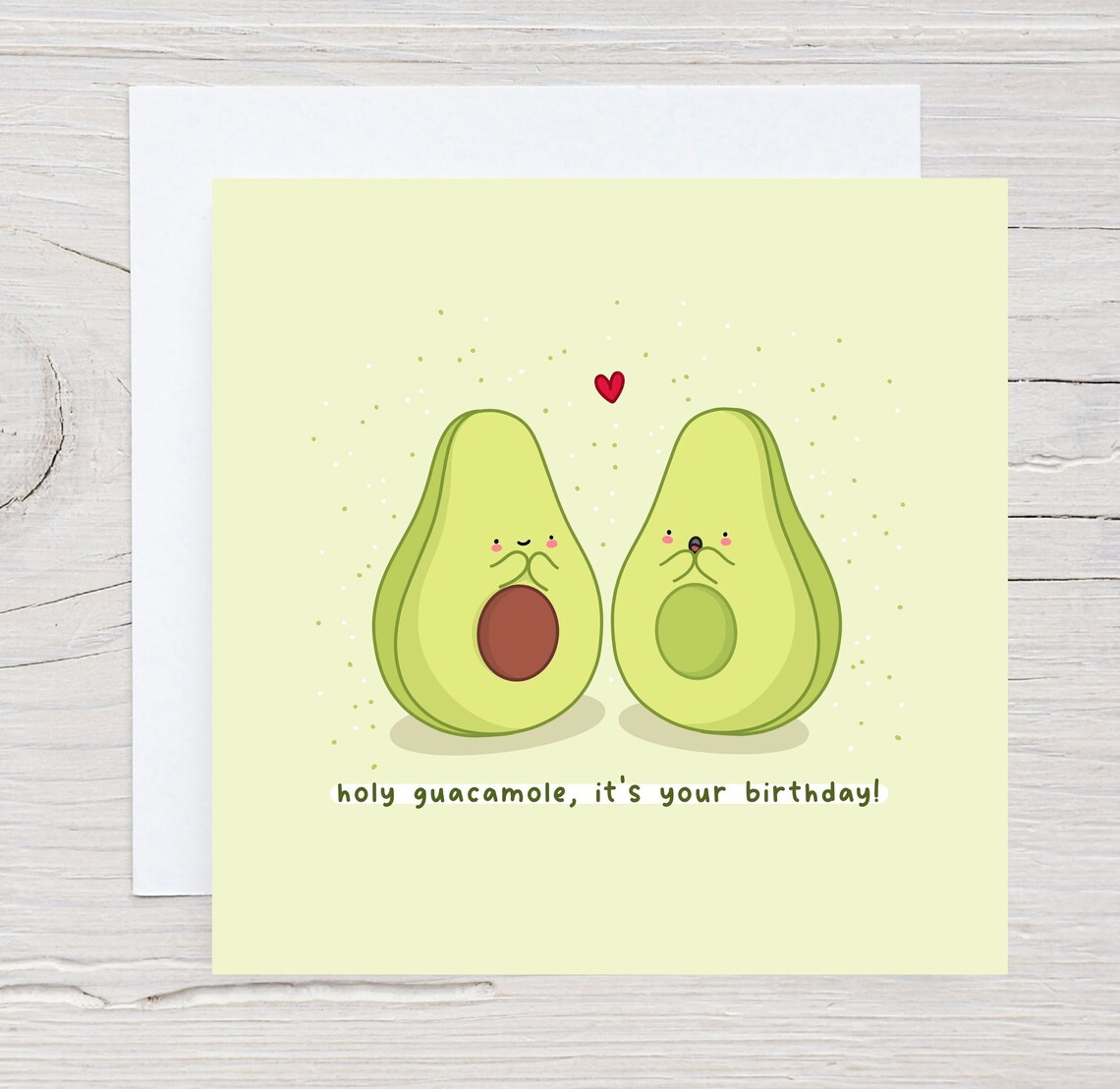 Cute Avocado Birthday Card Avocado Lover Card Funny Birthday - Etsy