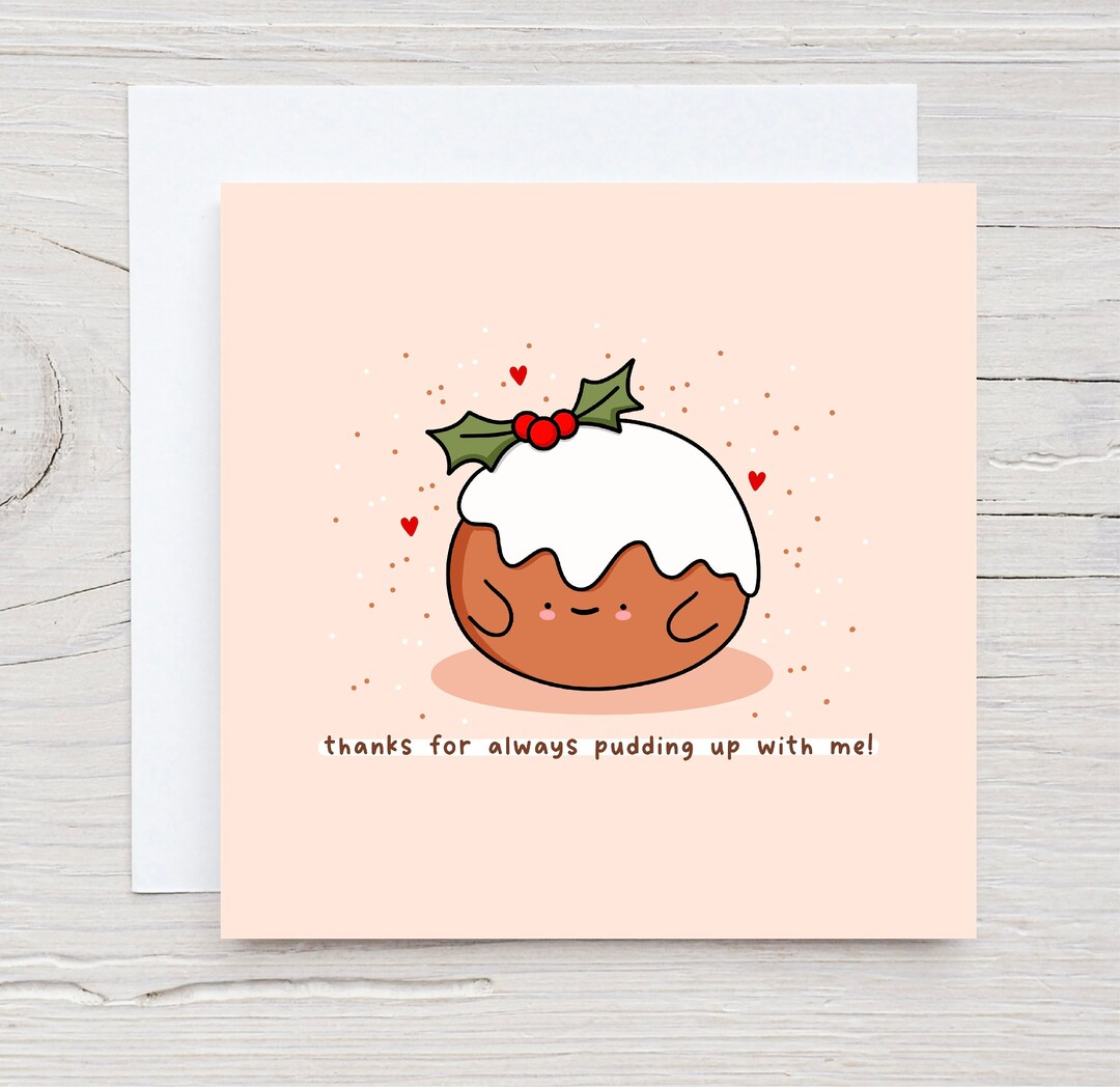 Cute Christmas Card for Boyfriend, Girlfriend, Partner, Christmas ...