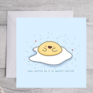 Cute Fried Egg Pun Card - Kawaii Love Card, Valentines Card, Punny ...