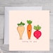 Rooting for You Good Luck Card Food Pun Card, Congratulations Card, New ...