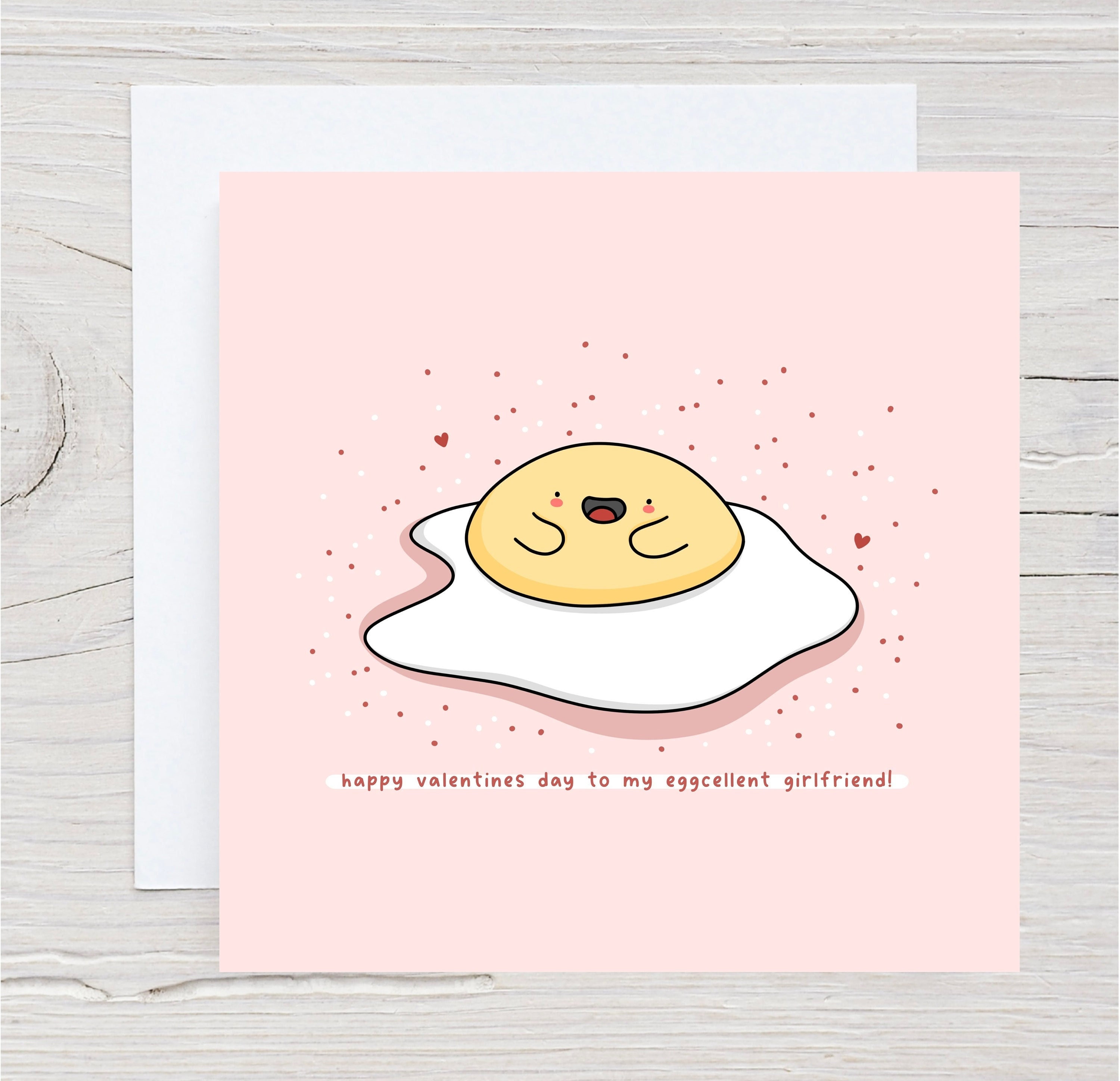 Cute Egg Pun Card Kawaii Love Card Valentines Card Punny - Etsy