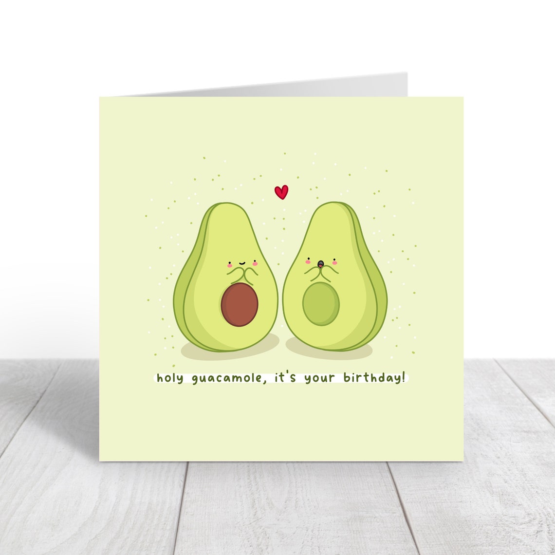 Cute Avocado Birthday Card Avocado Lover Card Funny Birthday - Etsy