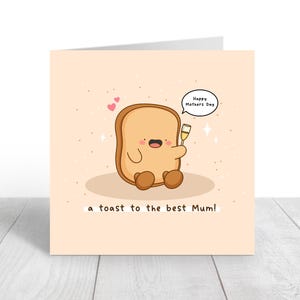 Cute Mother’s Day Card - Food Pun Card, Kawaii Punny Card, Card for Mum ...