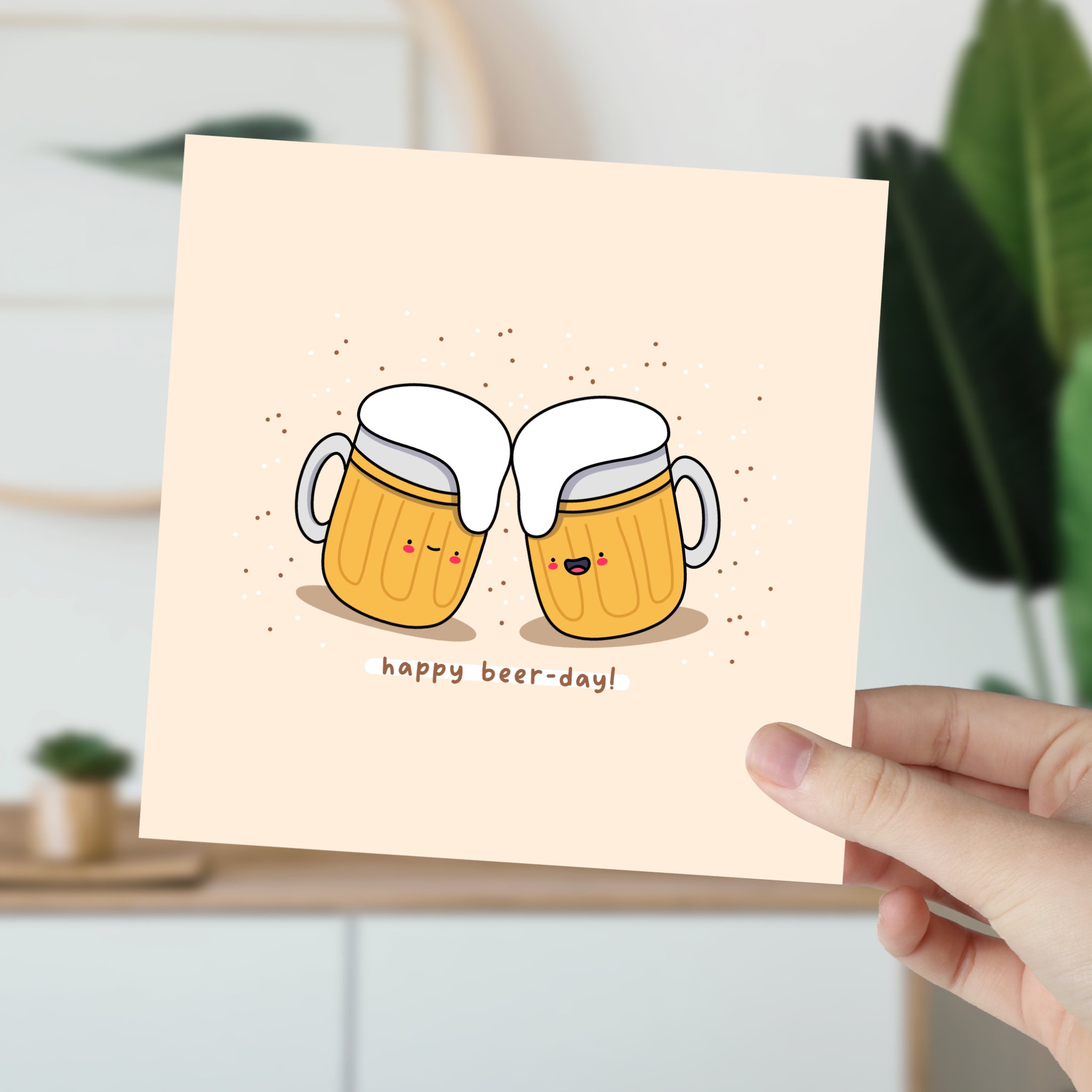 Happy Birthday Beer Card Beer Pun Card Funny Card for - Etsy UK