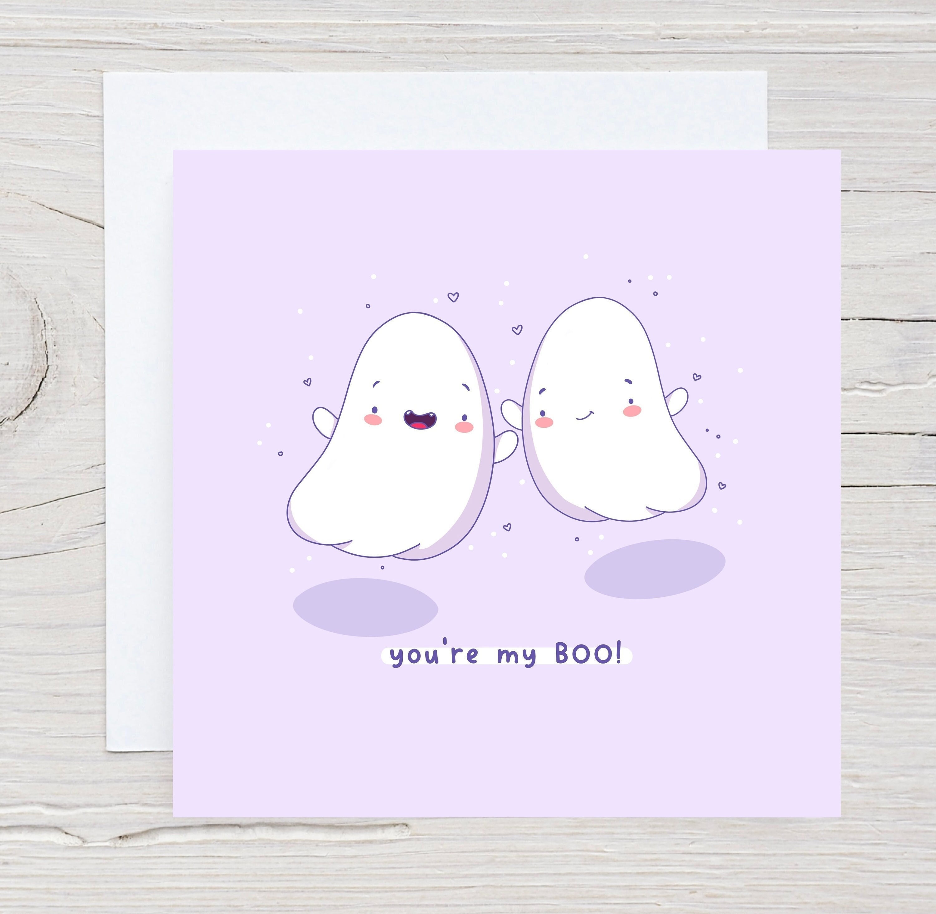 You're my boo Tarjeta de San Valentín Tarjeta de - Etsy España