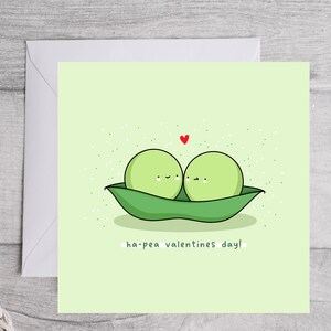 Two Peas in a Pod Card - Food Pun Card, Funny Kawaii Card, Punny ...