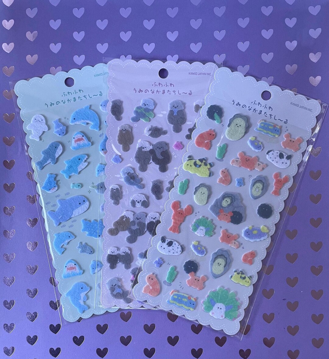 Sea Animal Felt Stickers - Sea Creatures, Whale, Dolphin , Shark and ...