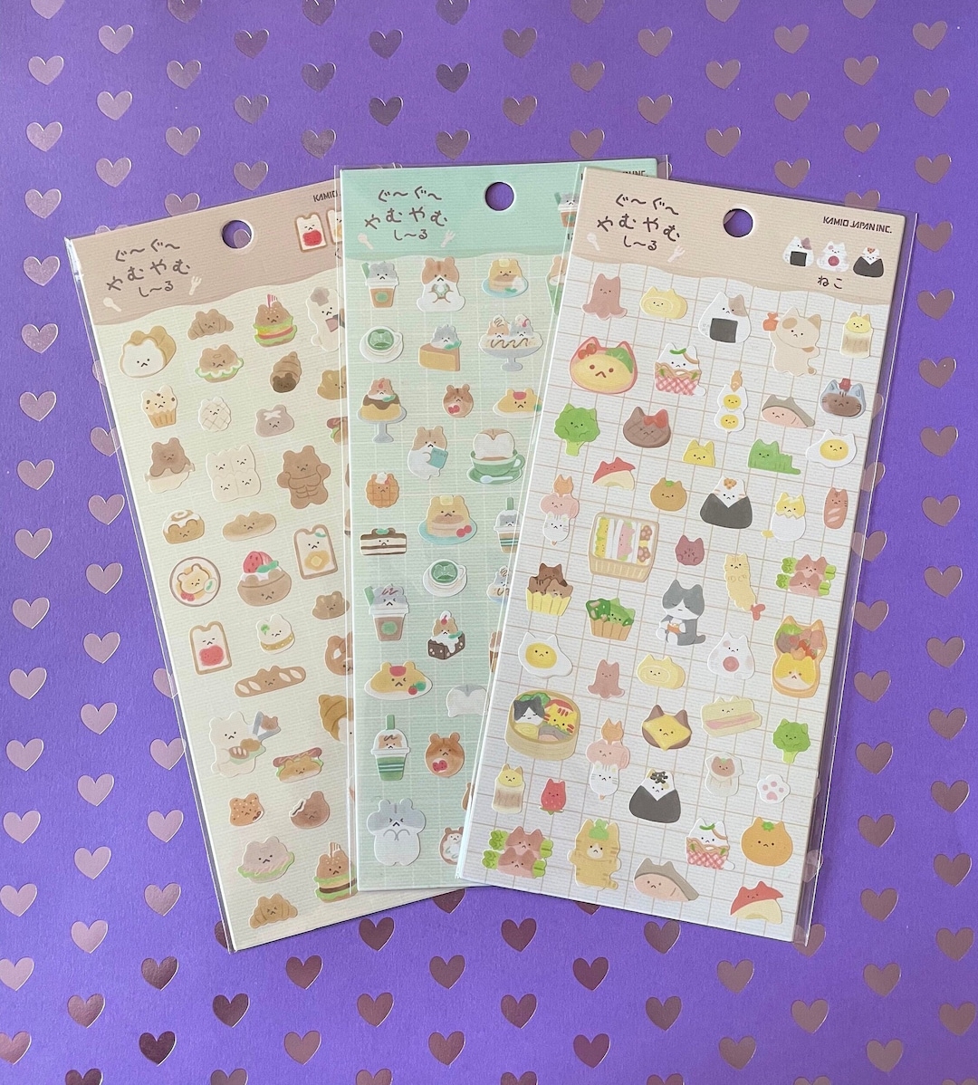 Cute Animal Food Stickers - Journal Sticker , Planner Sticker ...