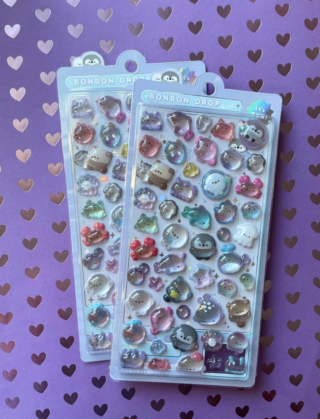 Bon Bon Drop Seal - 3D Stickers - Animals , Sea Animals , Sea Creatures ...