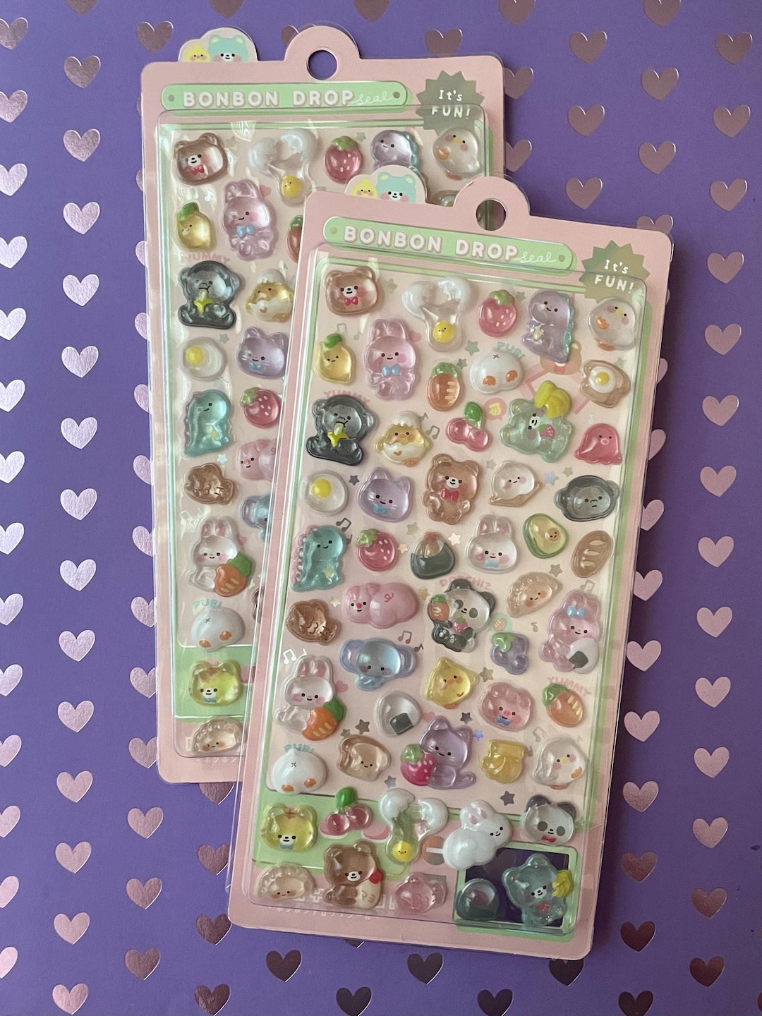 Bon Bon Drop Seal - 3D Stickers - Animals, Zoo Animals , Food , Journal ...