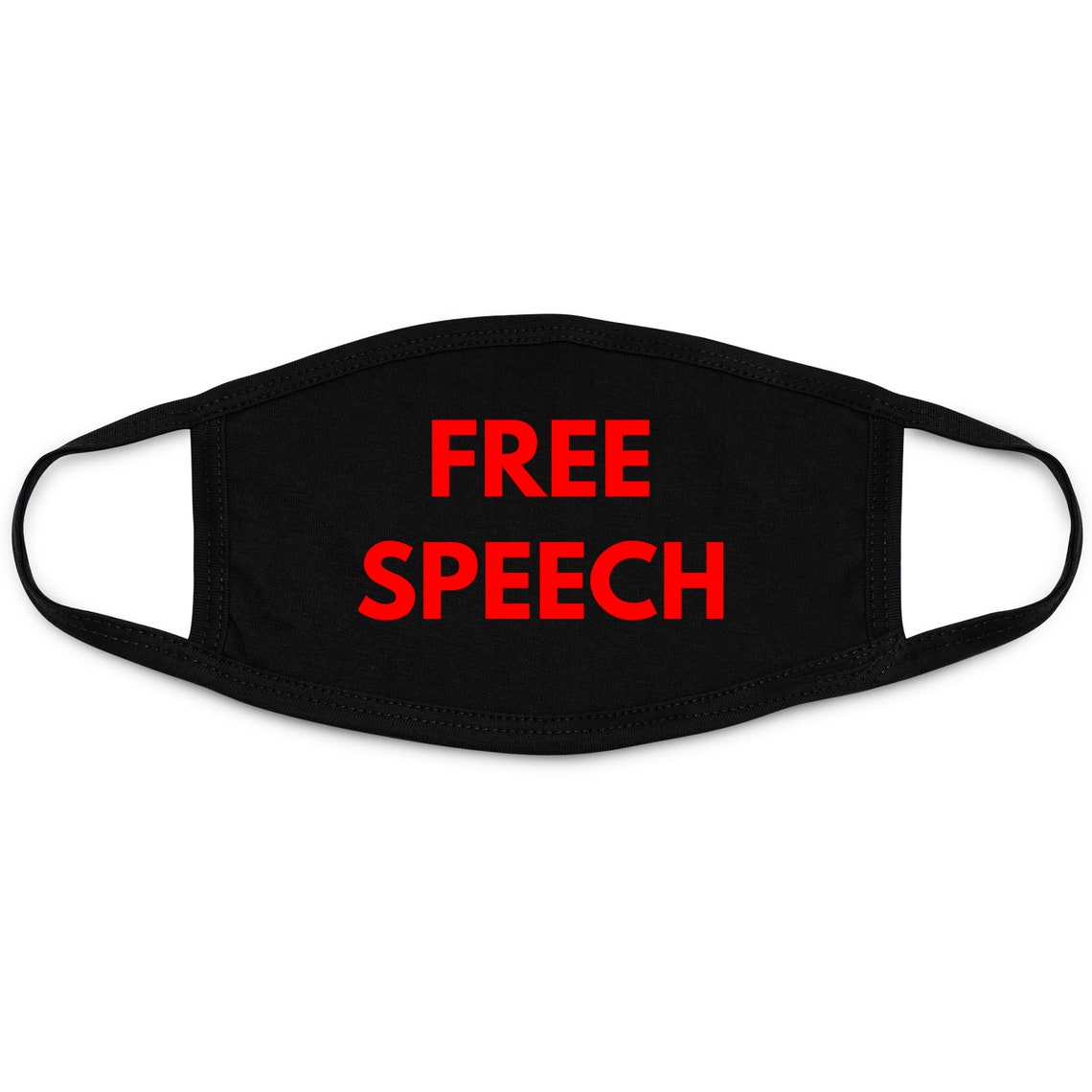 Free Speech Maskelastic Free Face Mask 3 Layers Cotton - Etsy