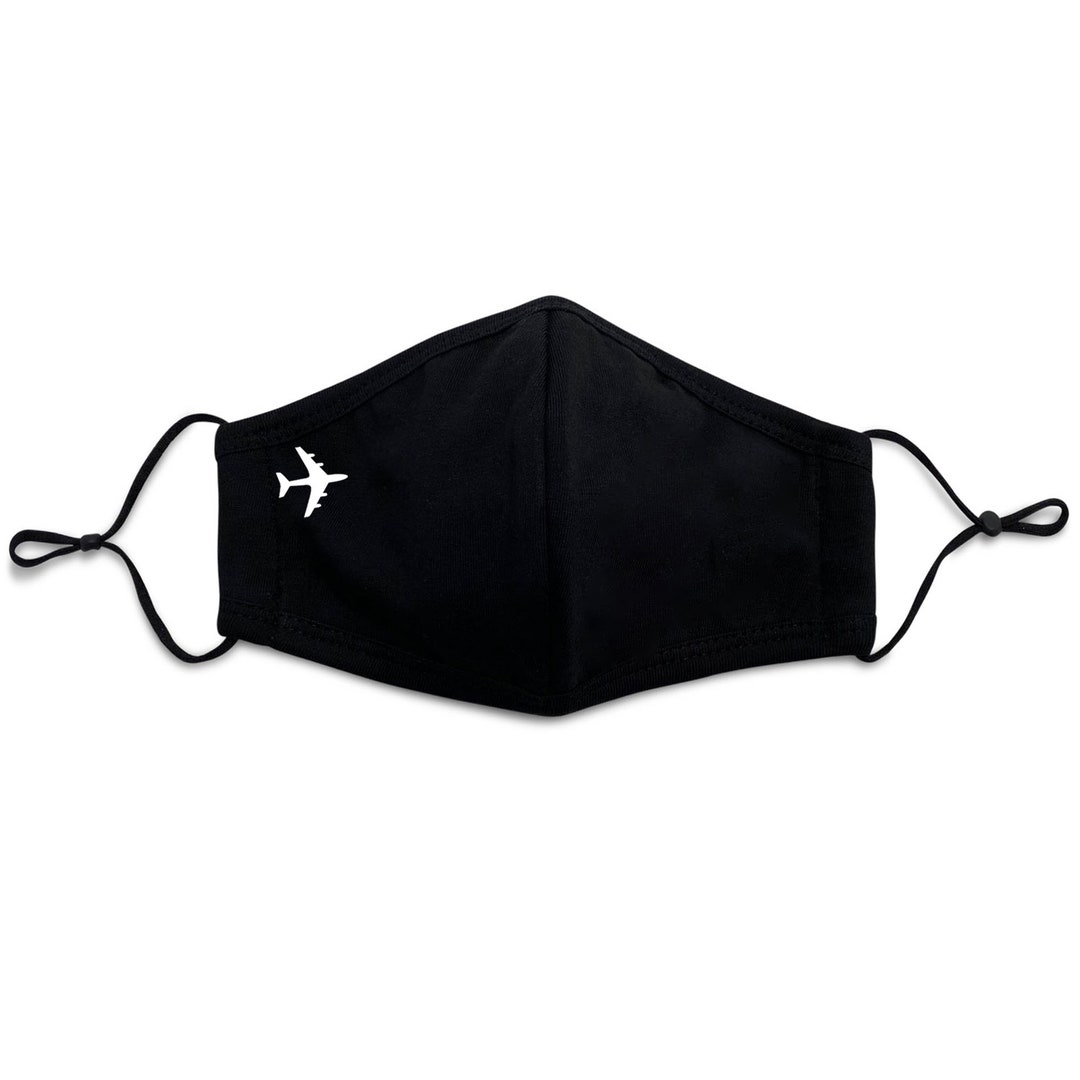 Airplane Mask, Plane Mask, Aeroplane Mask, 3 Layers,machine Washable ...