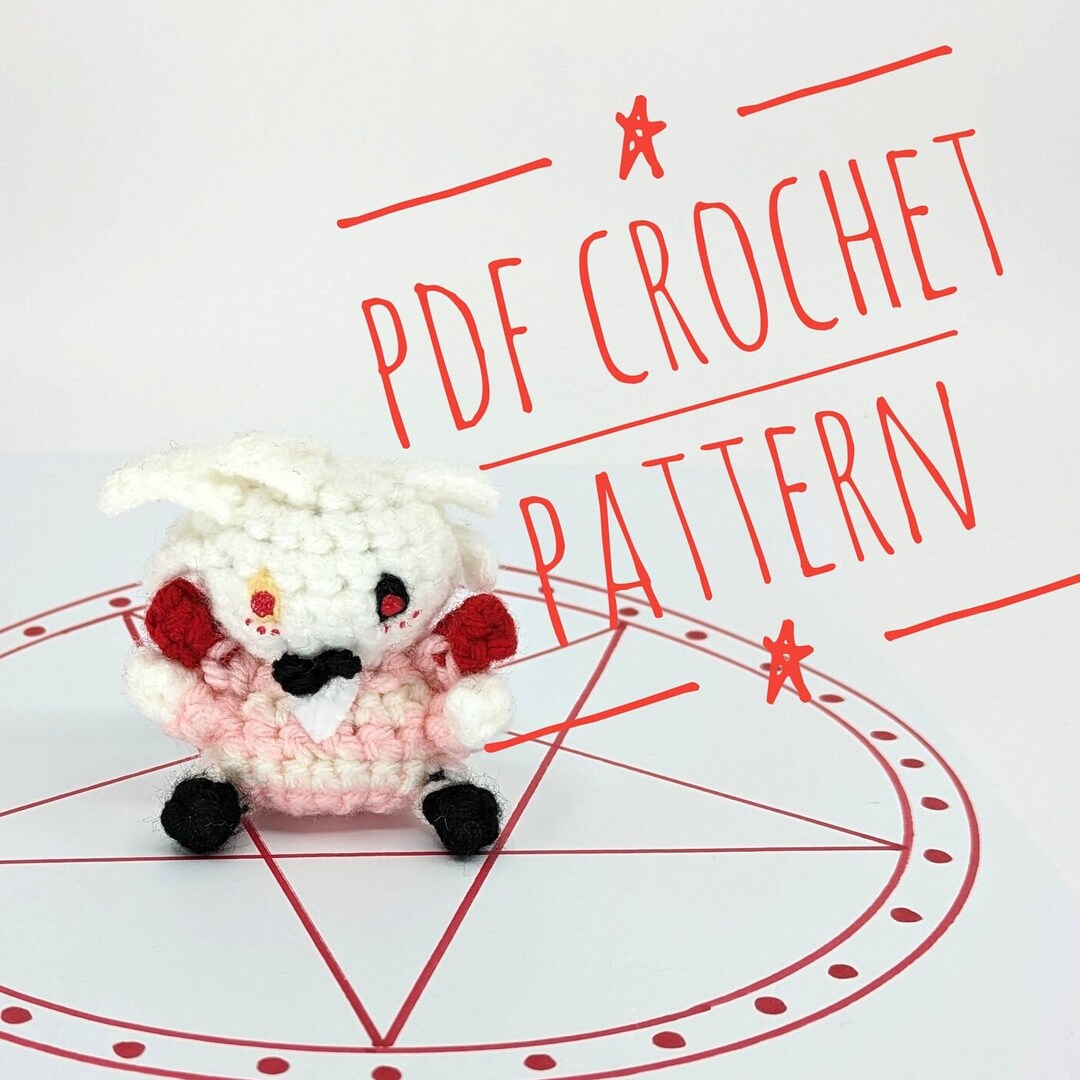 Crochet Angel Dust Hazbin Hotel Inspired Amigurumi PATTERN ONLY - Etsy