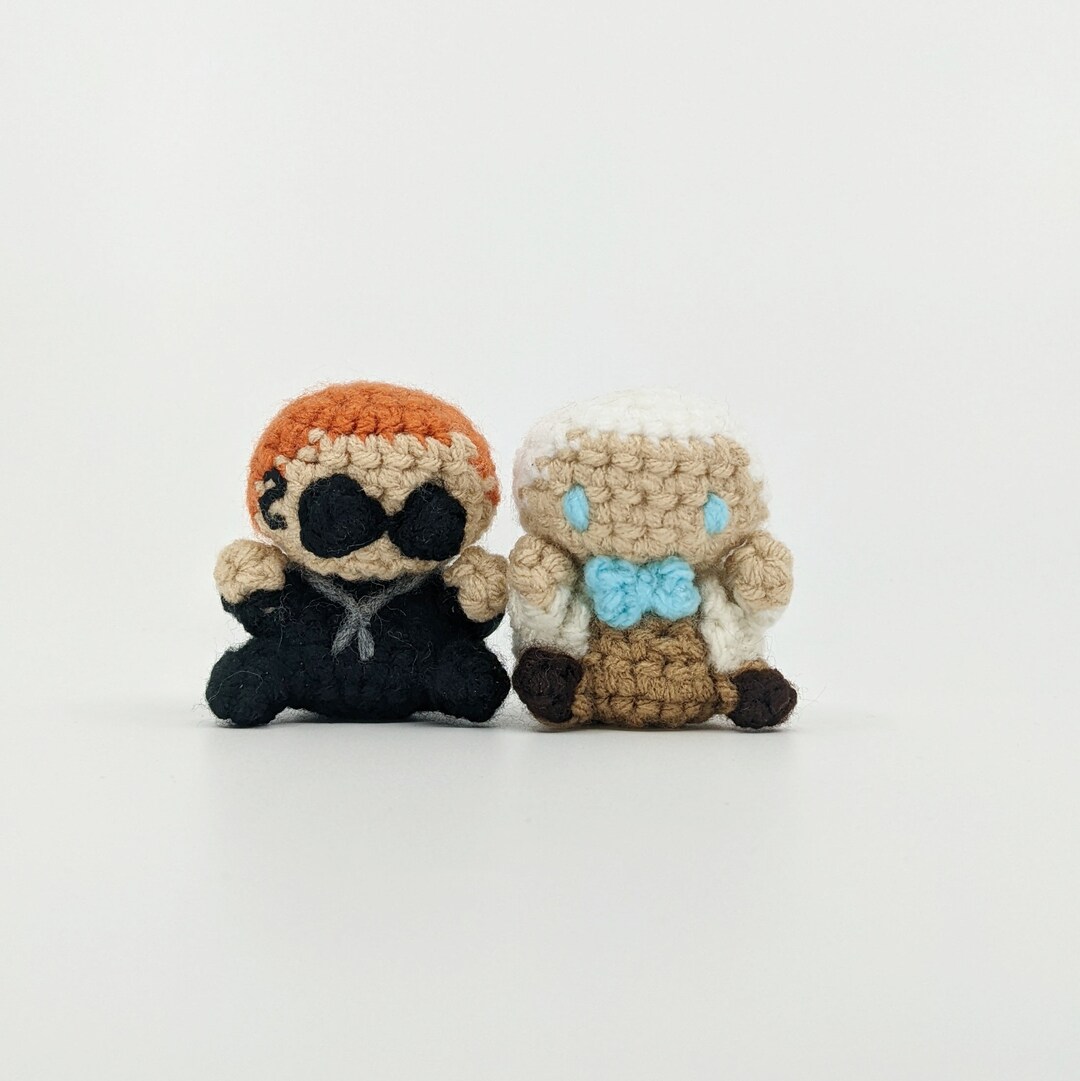 Good Omens Inspired Crochet Crowley Aziraphale Ineffable Husbands ...