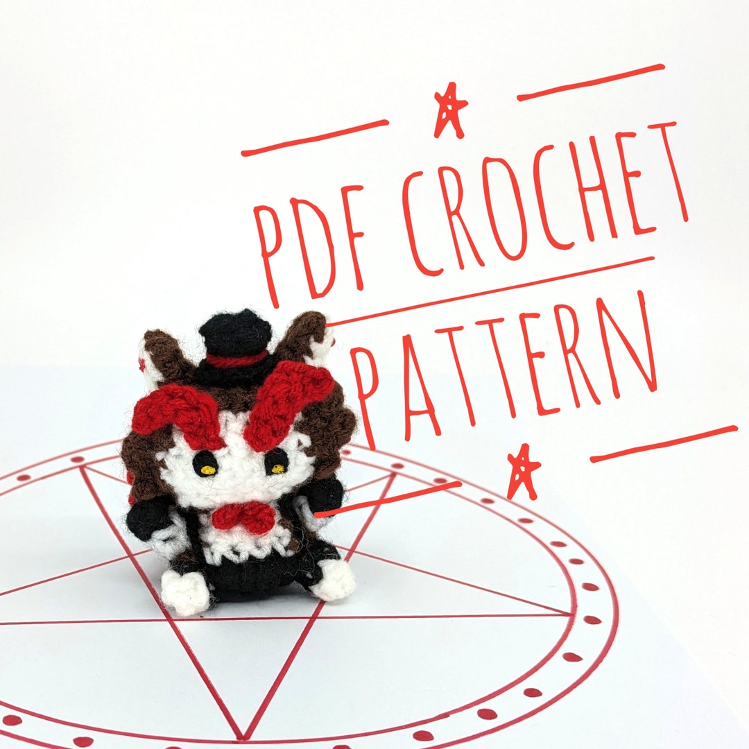 Crochet Husk Hazbin Hotel Inspired Amigurumi *PATTERN ONLY* - Etsy