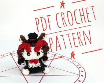 Crochet Alastor Hazbin Hotel Inspired Amigurumi *PATTERN ONLY* - Etsy