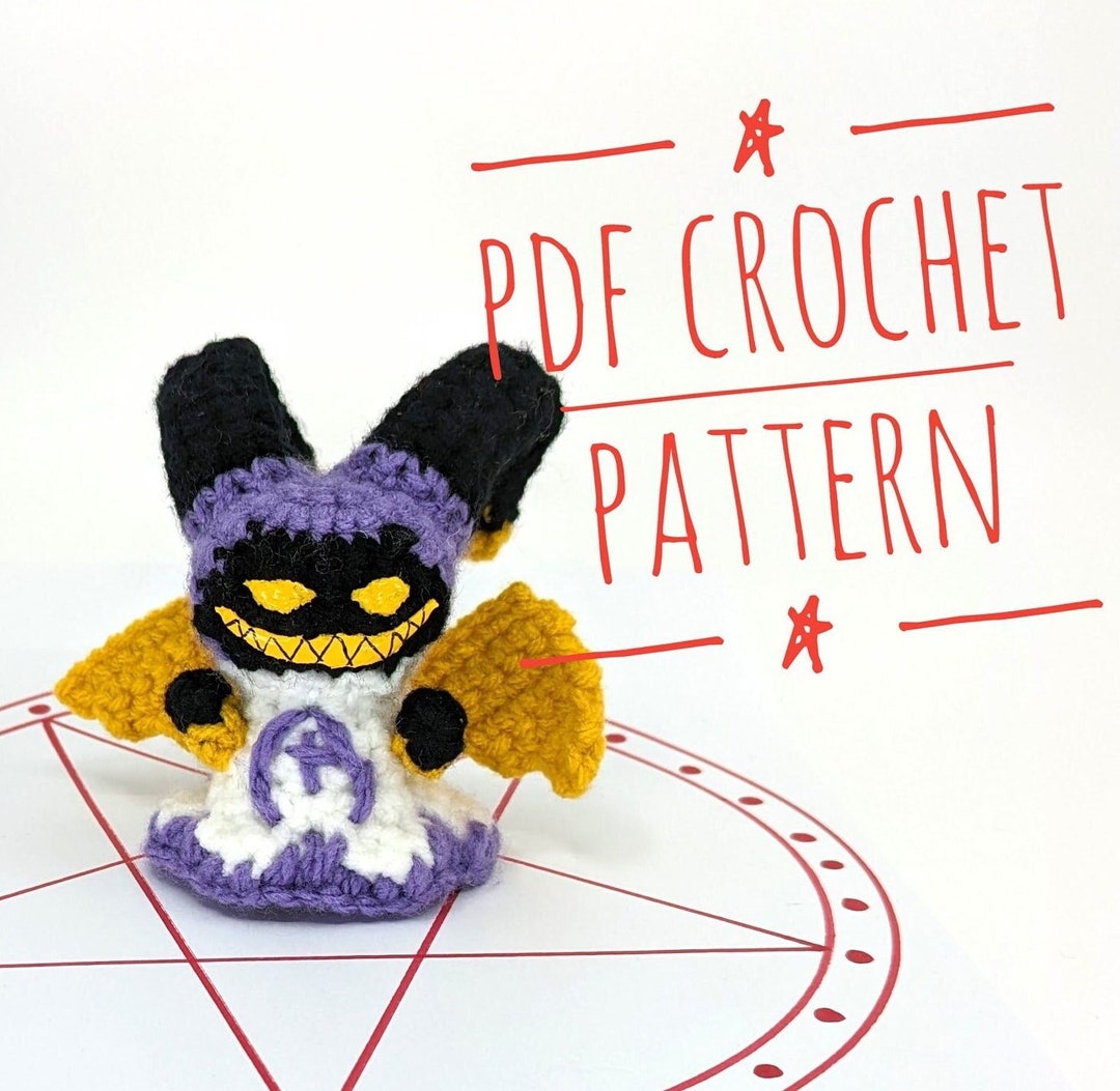 Crochet Adam Hazbin Hotel Inspired Amigurumi *PATTERN ONLY* - Etsy