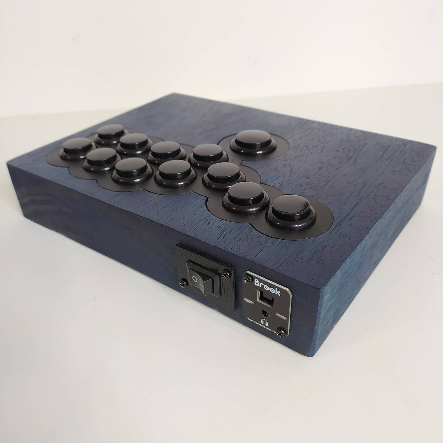 Mini Hitbox. Handmade. 16 buttons. 920 grams. Solid Iroko | Etsy