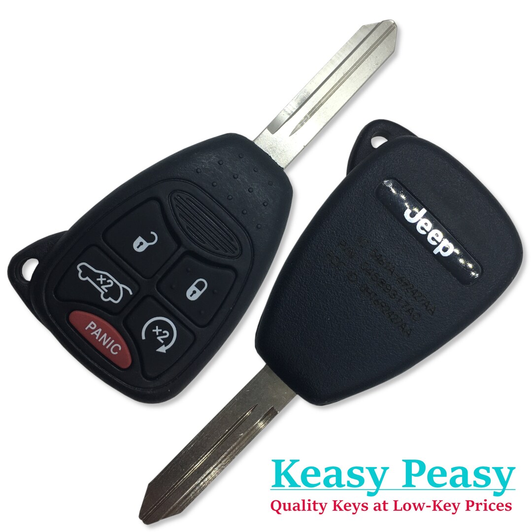 Como el nuevo O.E.M Jeep Commander & Liberty Remote Fob Uncut Key Fob ...