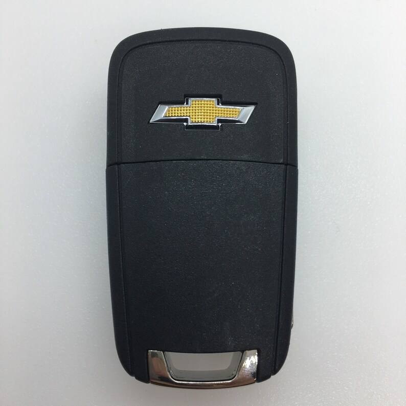 New O.E.M Chevy Malibu Sonic Impala Flip Key Fob With Uncut Blade FCC ...