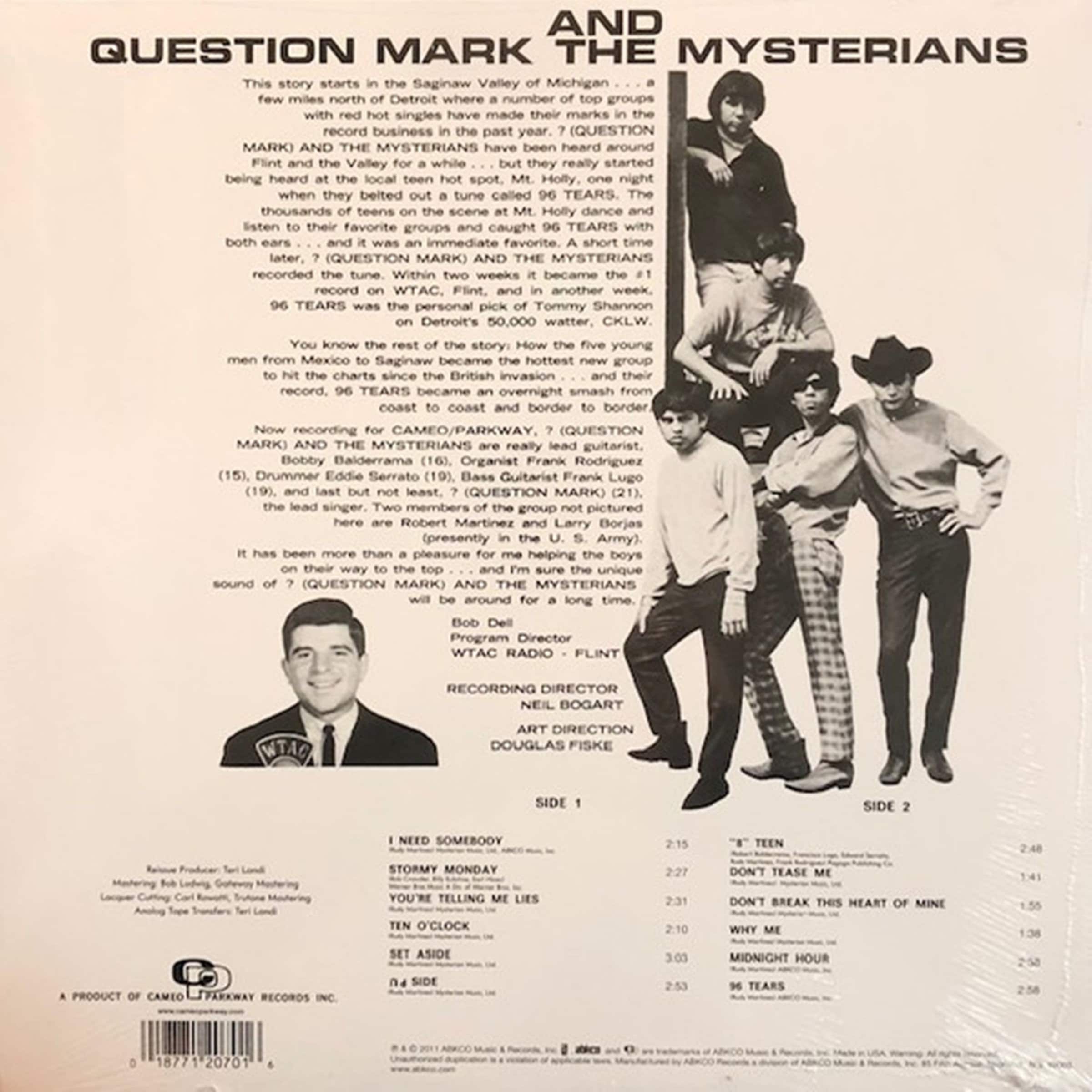 Question Mark and the Mysterians – 96 Tears; Vinyl Record; NEW and ...