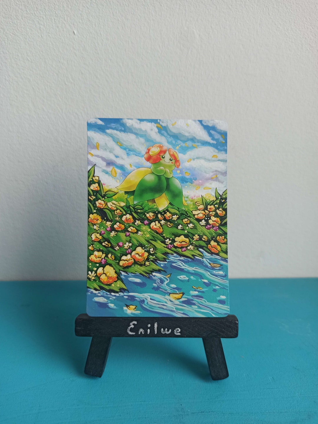 Pokemon Hand Painted Card - Bellossom (joliflor) - Etsy