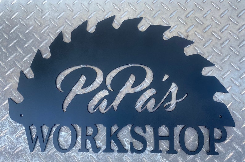 Papa's Workshop SVG Digital File. Plasma. Metal. Laser. Gift. Sign ...