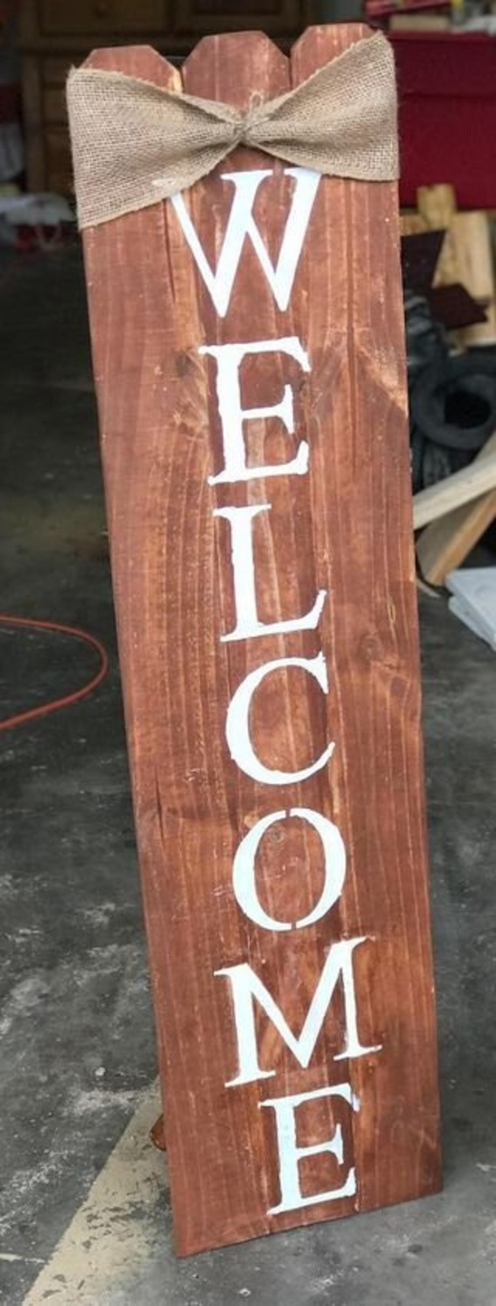 Handmade Welcome Sign - Etsy