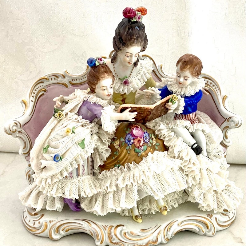 Dresden Figurine - Etsy