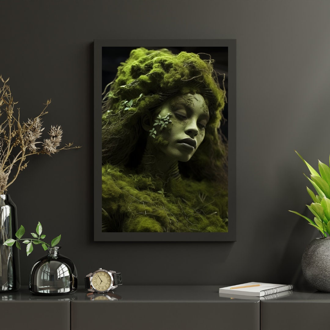 Ethereal Wall Art, Fairy Art, Moss Wall Art, Mother Nature Wall Art - Etsy