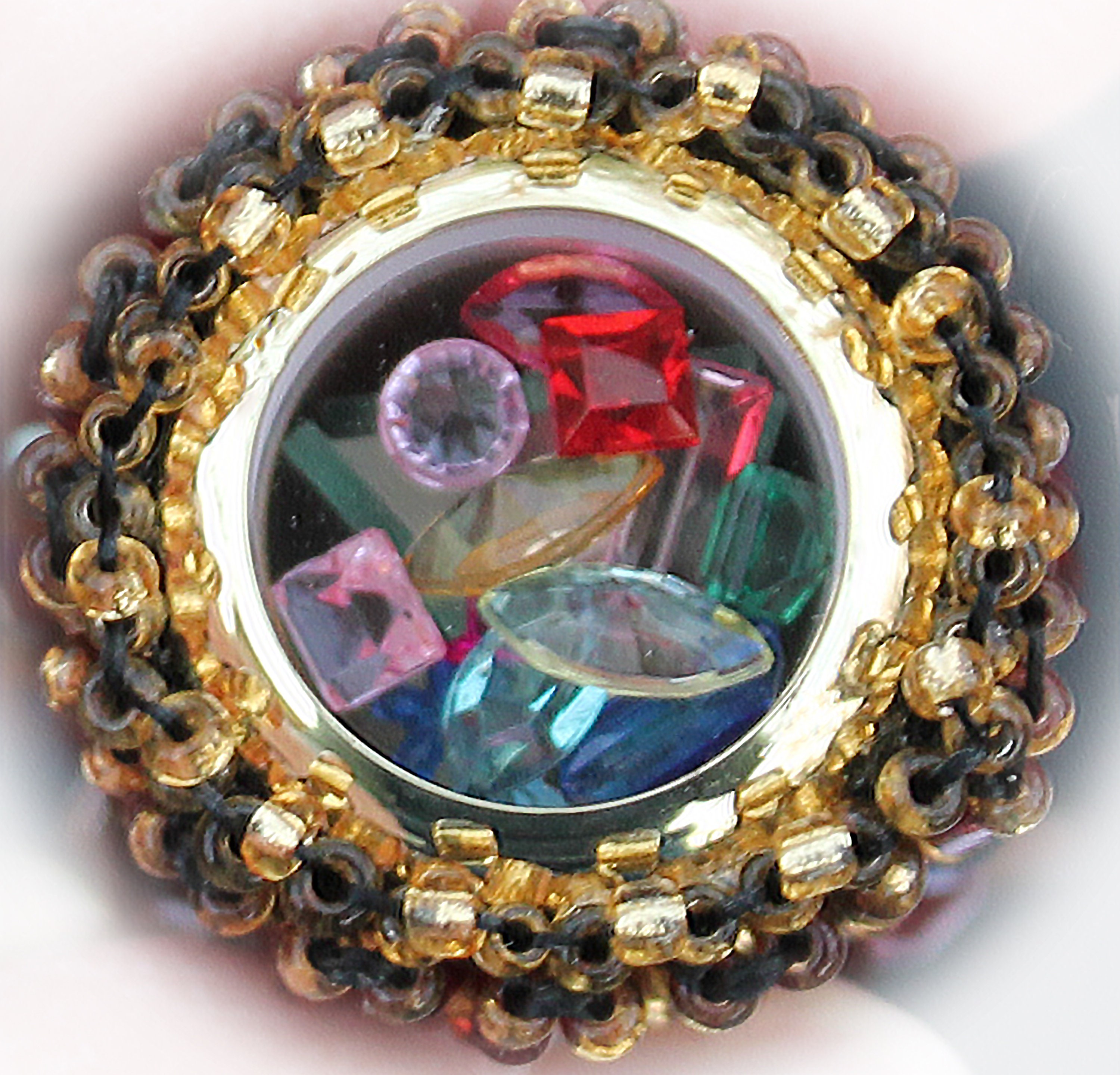 Kaleidoscope Necklace red Wonder - Etsy