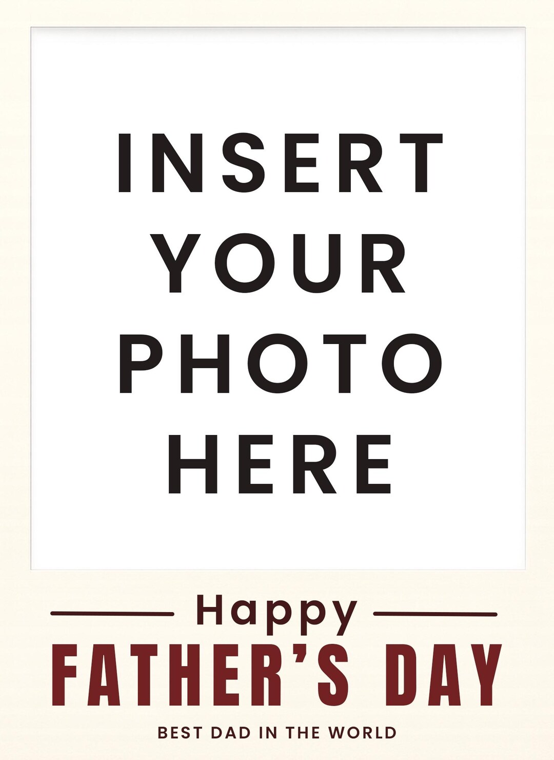Happy Father's Day Card – Custom Digital Greeting With Your Photo ...